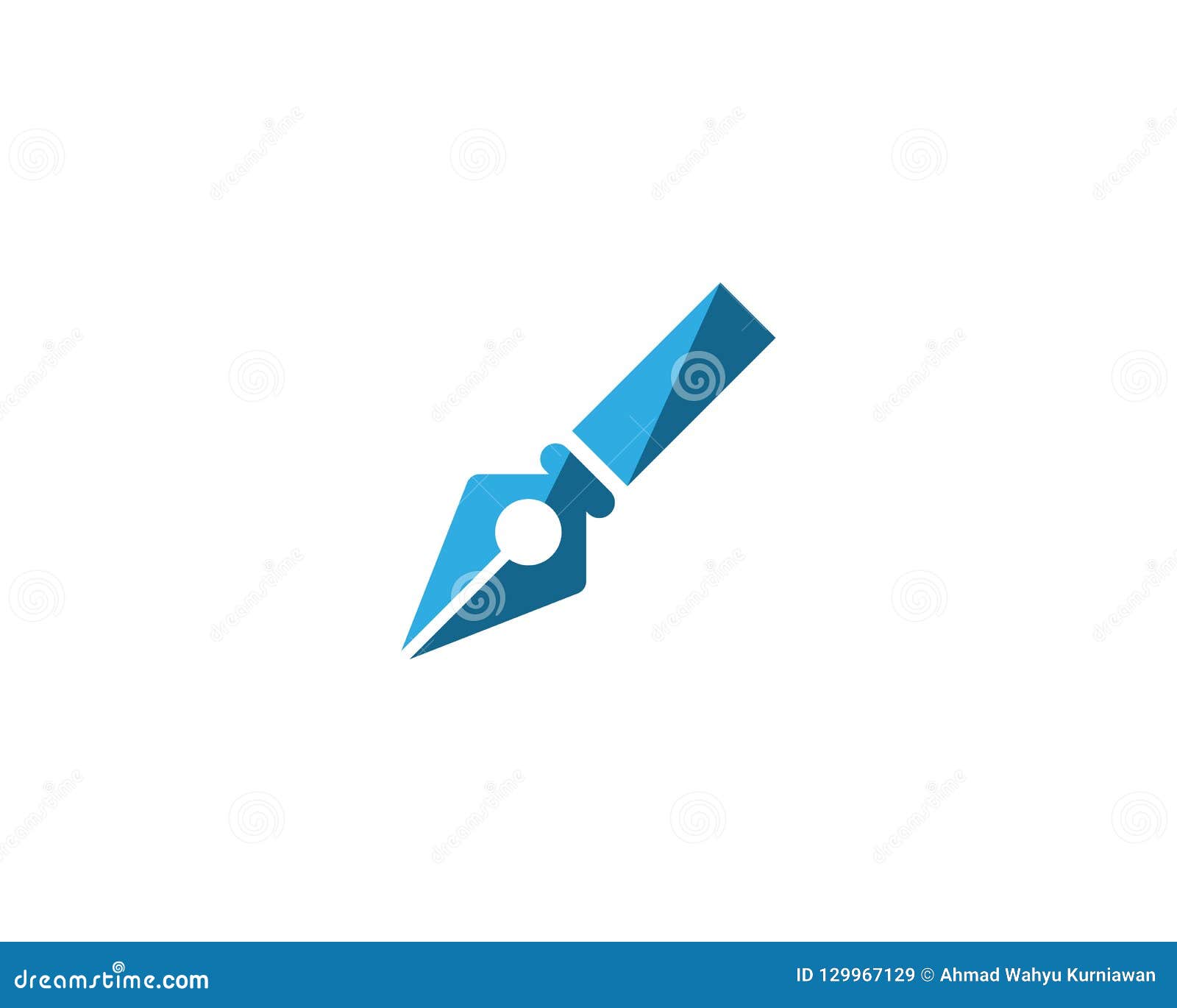 Pen Writer Logo Vector Icon Stock Vector - Illustration of concept ...
