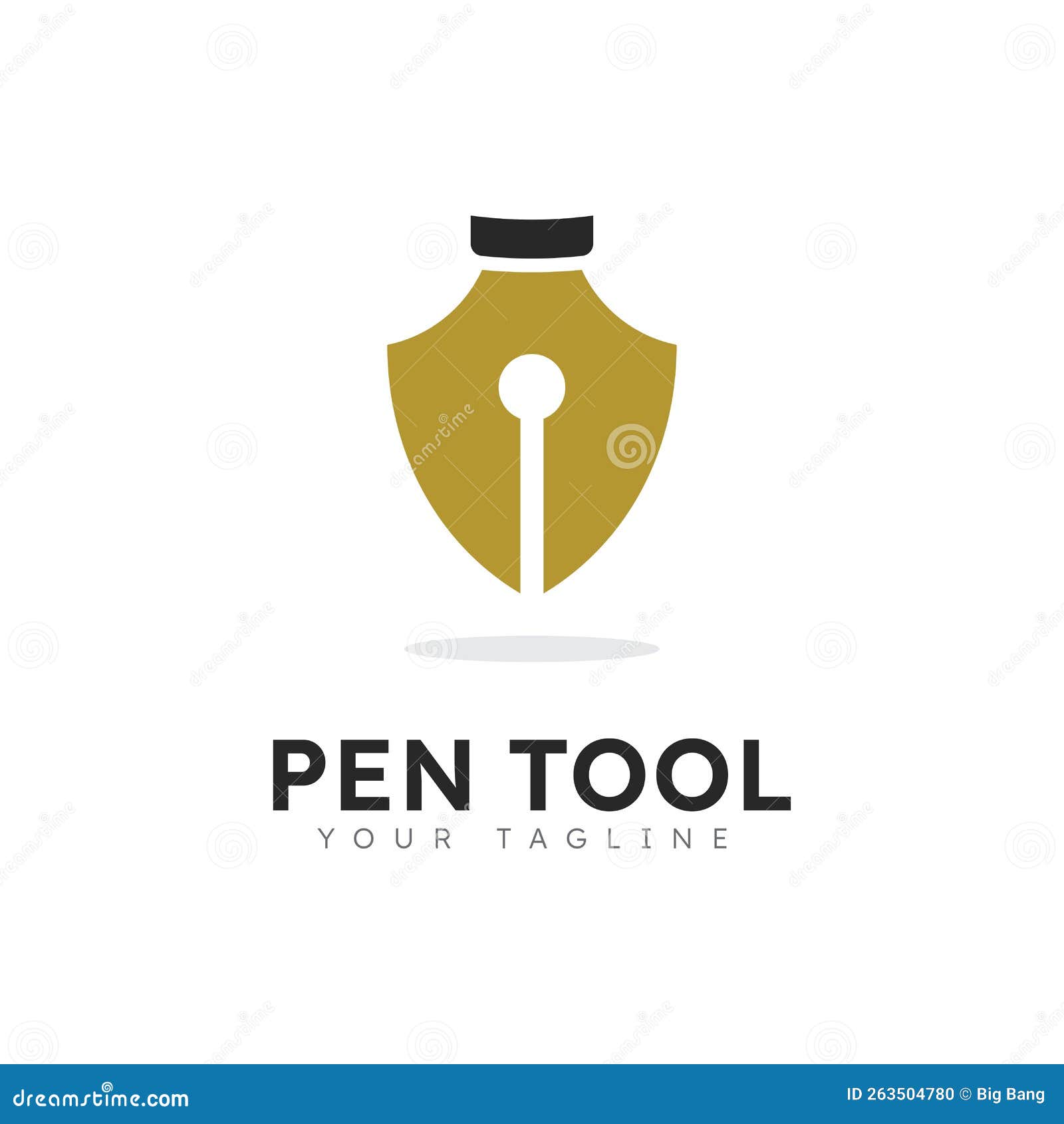 Pen Logo Tool Gradient Colorful Style Vector Stock Vector ...