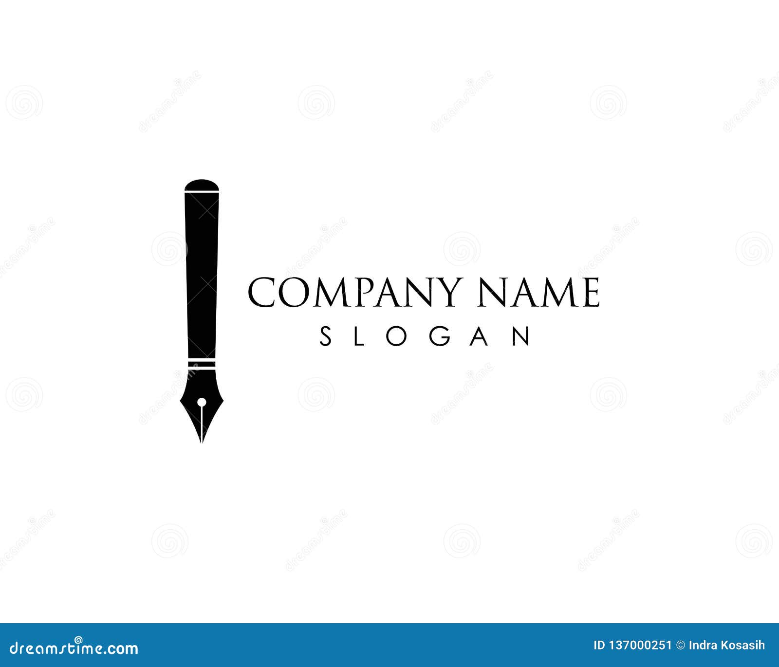Pen logo vector stock vector. Illustration of black - 137000251