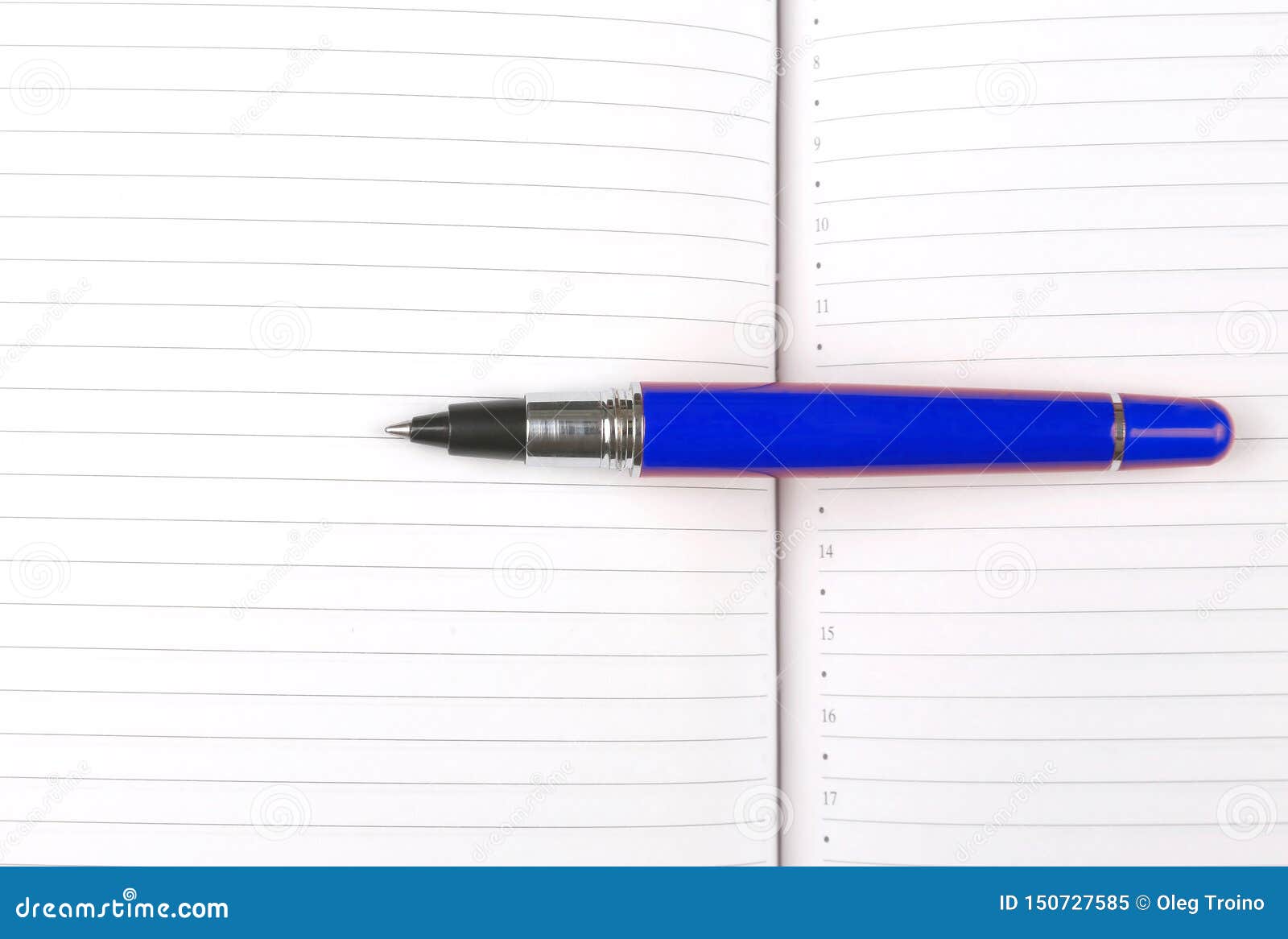 Pen Lying on an Open Notebook.. Subjects for Business and Education ...