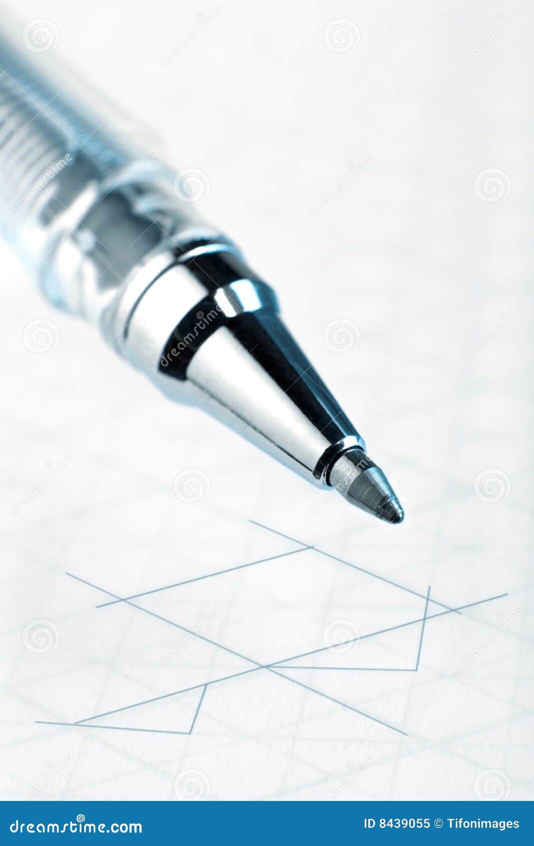 Pen making a design stock image. Image of graphic, project - 8439055