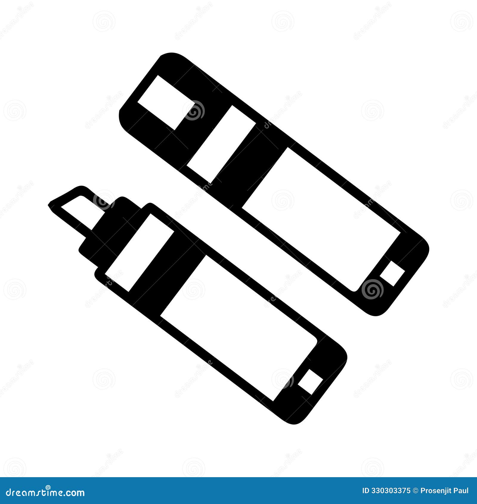 Pen, Marker, Highlighter, Underline Pen, Marker Highlighter Icon Stock ...