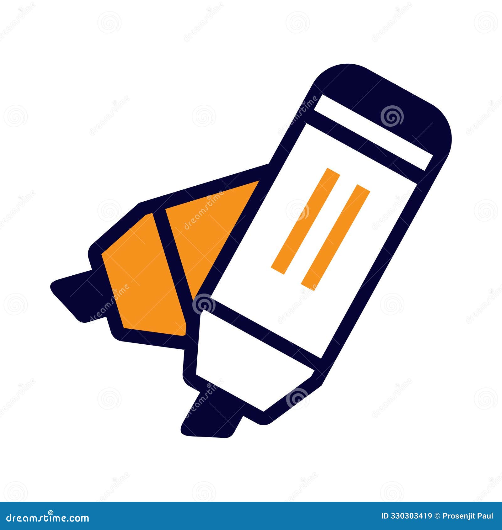 Pen, Marker, Highlighter, Underline Pen, Marker Highlighter Icon Stock ...