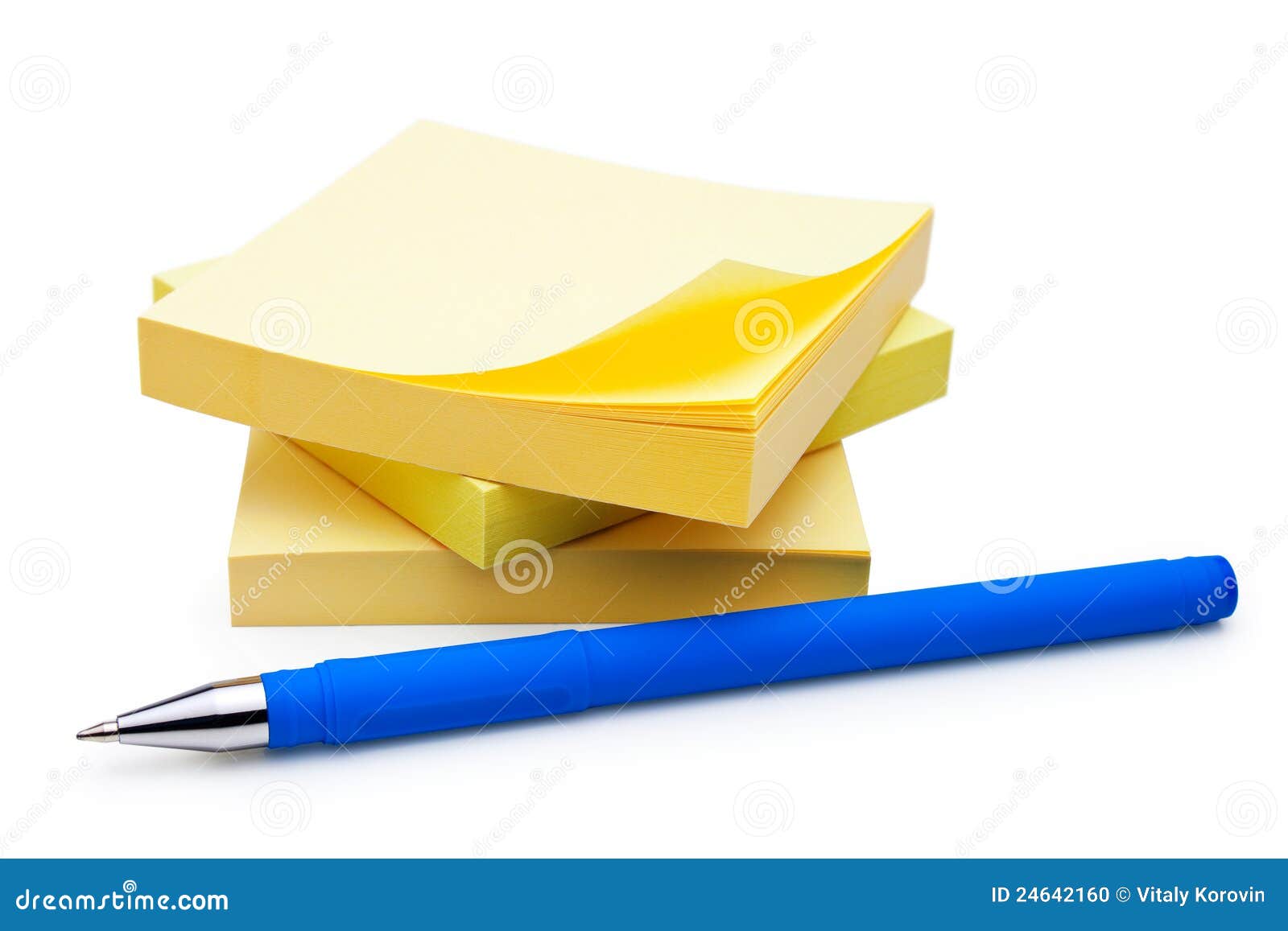 Pen and note stock photo. Image of reminder, definition - 24642160