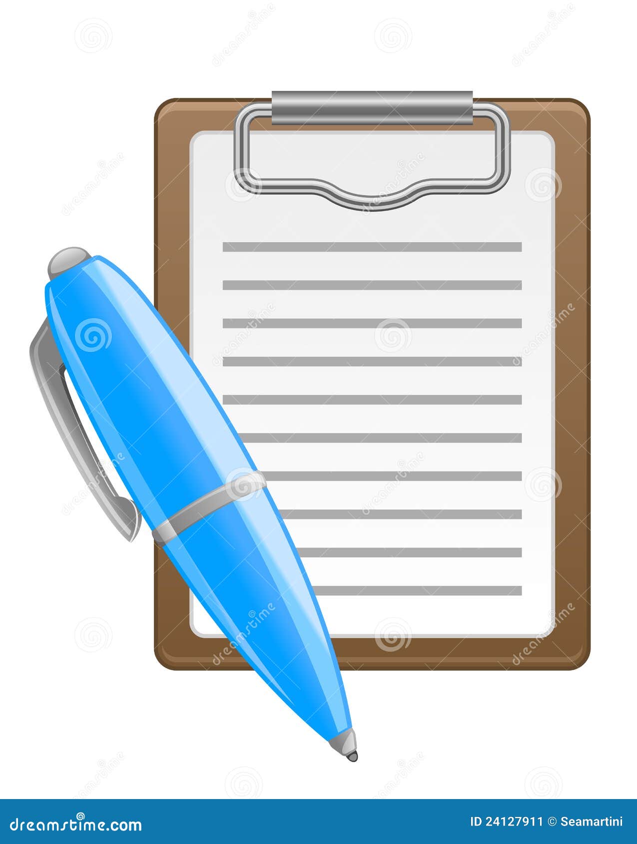 Pen and note icons stock vector. Illustration of education - 24127911