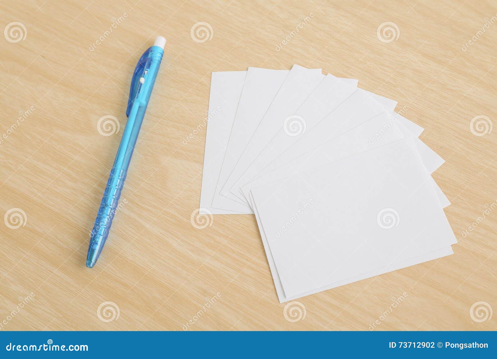 Pen with note paper stock photo. Image of note, copy - 73712902