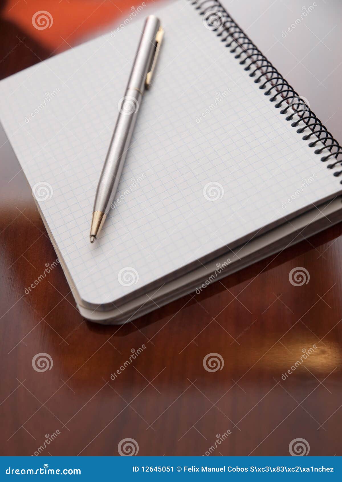 Pen and notebook stock image. Image of close, concept - 12645051