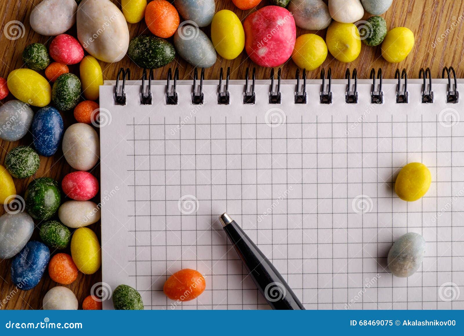 Pen notebook candy stock image. Image of biscuit, food - 68469075