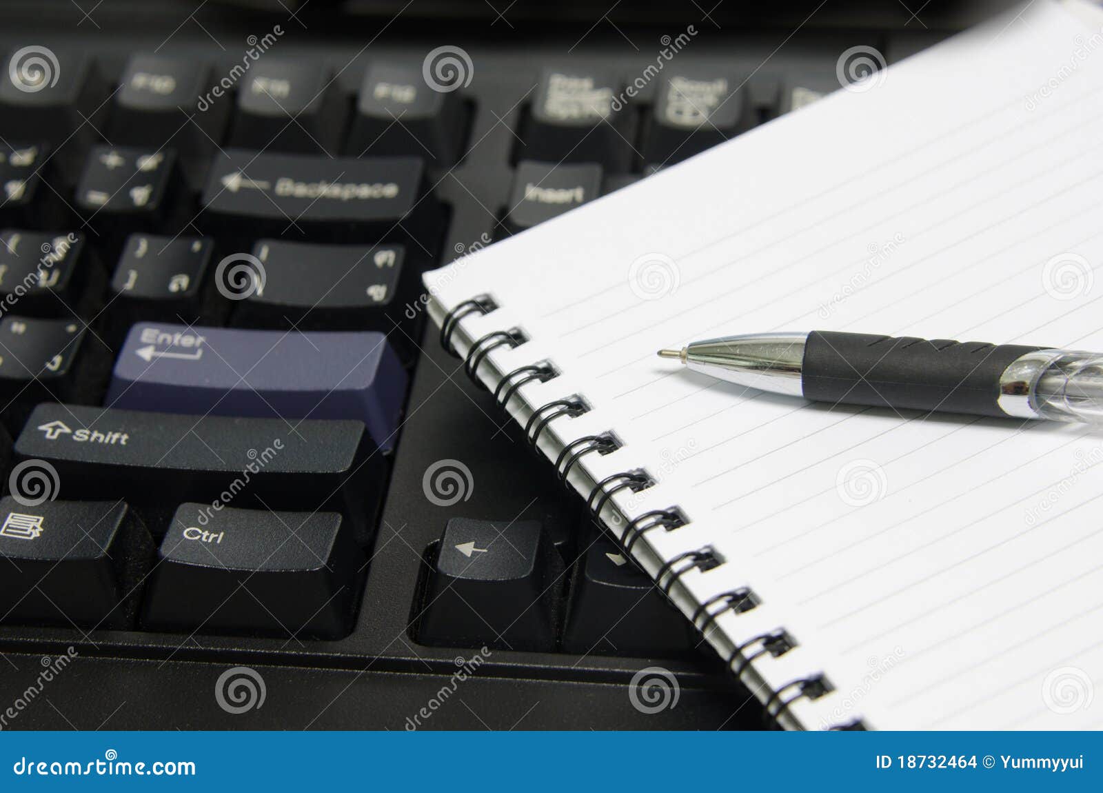 Pen Notebook Computer stock photo. Image of internet - 18732464