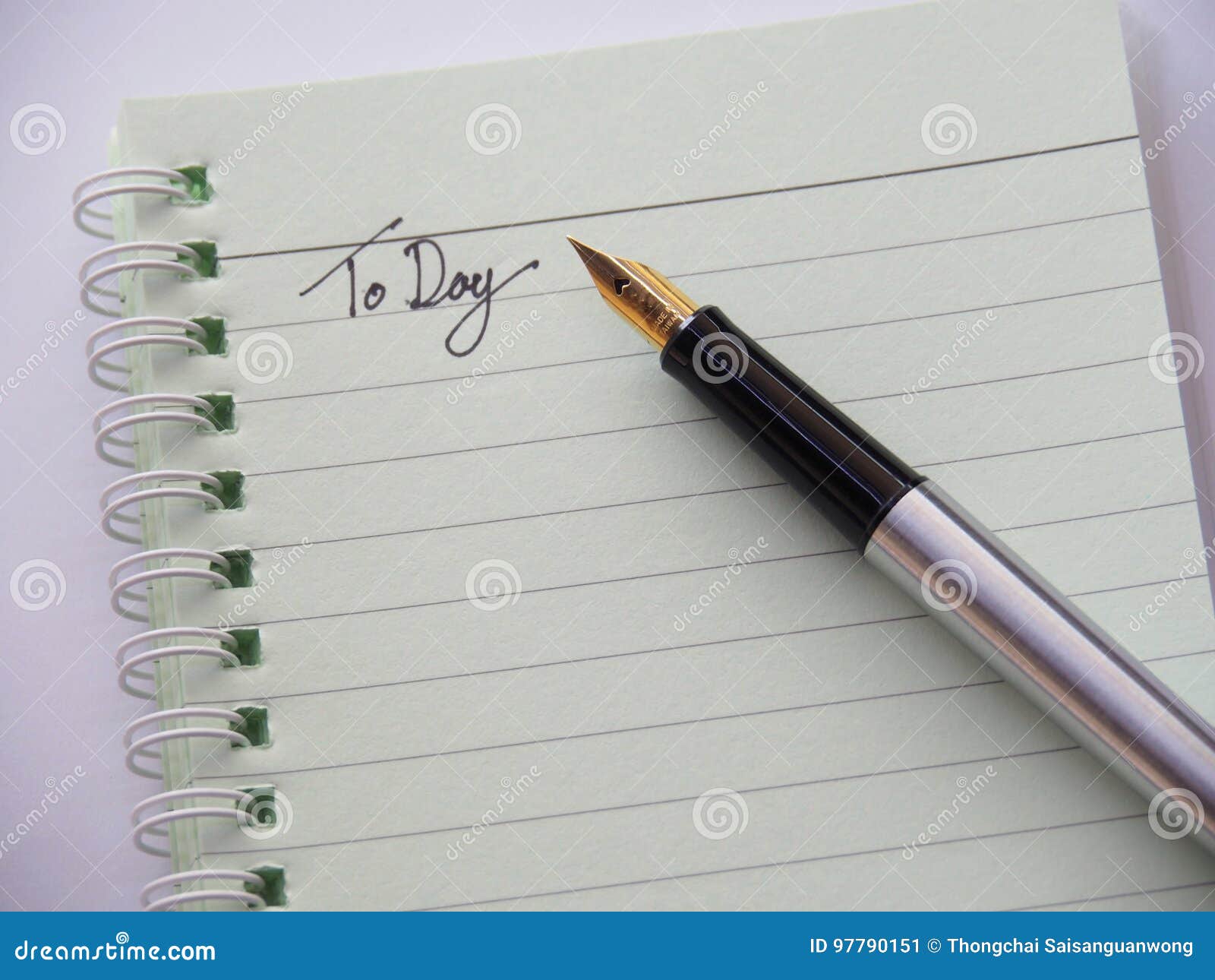 Pen and notebook stock image. Image of clean, space, concept - 97790151