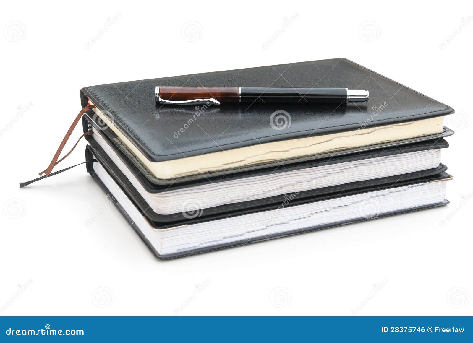 Pen and notebooks stock photo. Image of paper, notebook - 28375746
