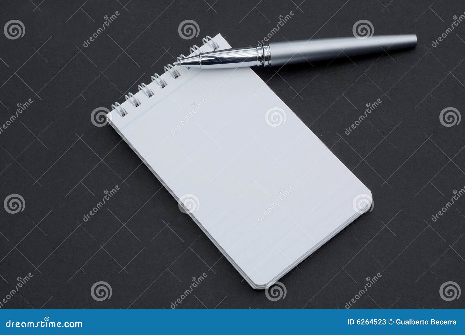 Pen and notepad stock image. Image of list, book, memo - 6264523