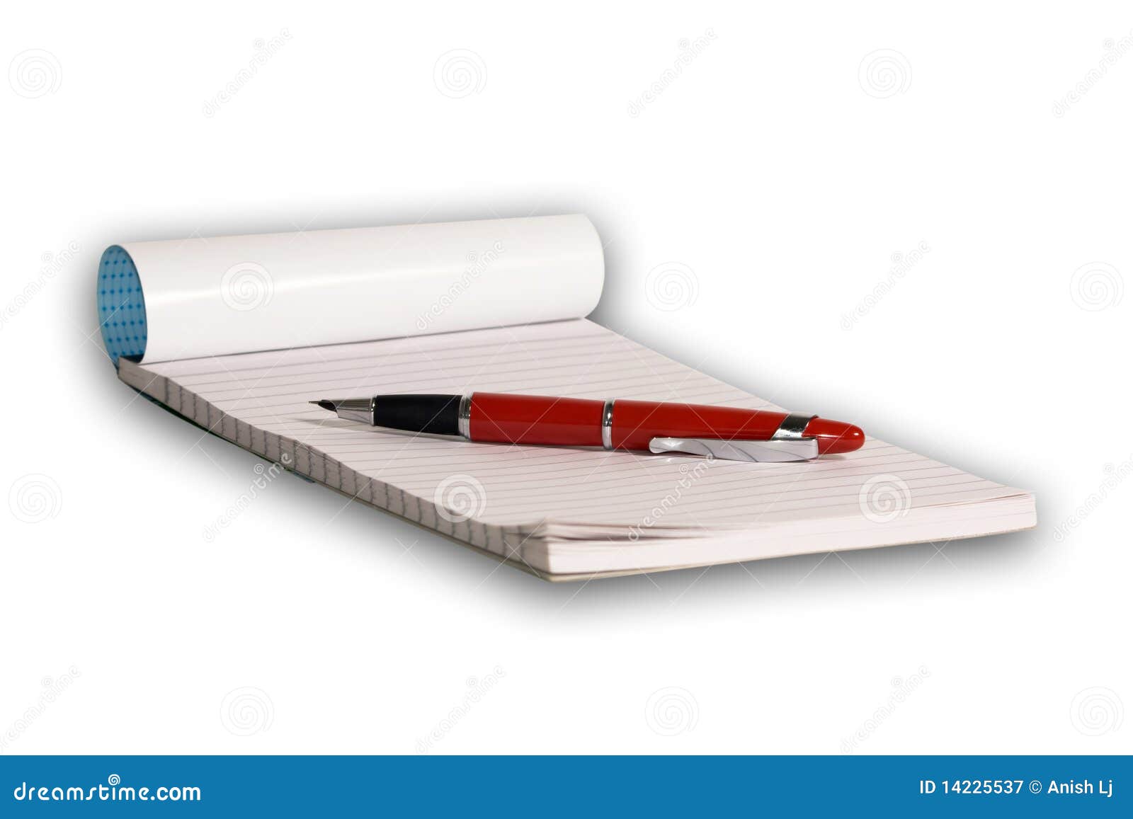 Pen and pad stock image. Image of paper, fountain, write - 14225537