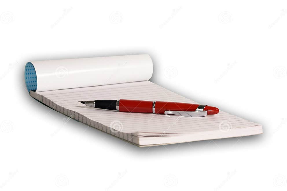 Pen and pad stock image. Image of paper, fountain, write - 14225537