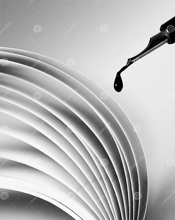 Pen and Paper stock photo. Image of white, paper, suspended - 12110952