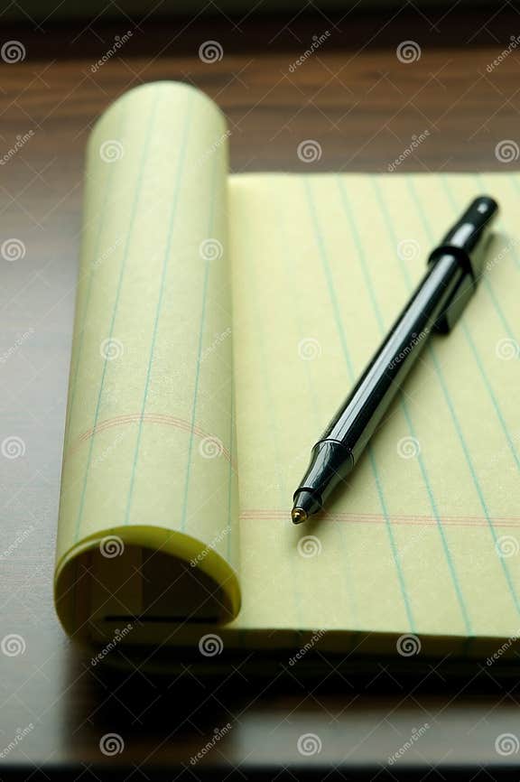 Pen and paper stock image. Image of private, stationary - 1240011