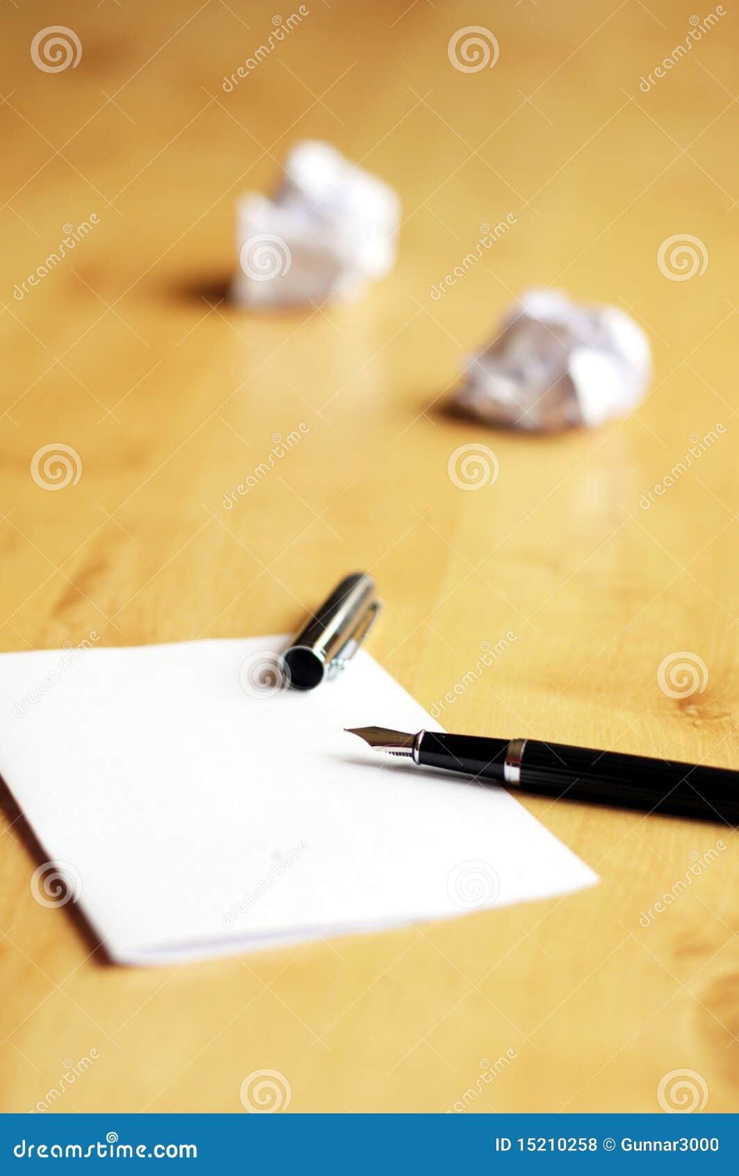 Pen and paper stock photo. Image of life, creative, paperwork - 15210258