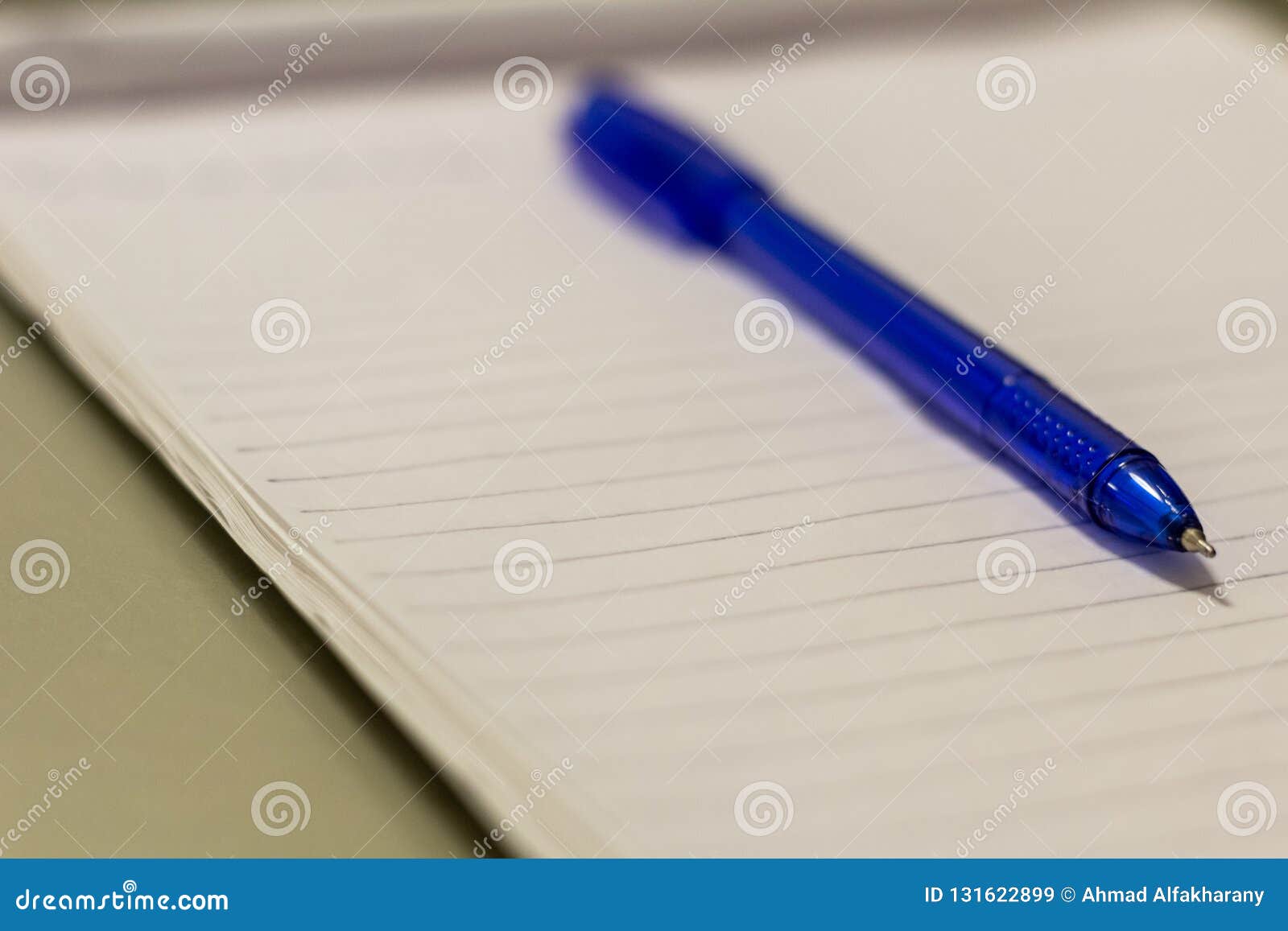 Pen and paper stock image. Image of studying, research - 131622899