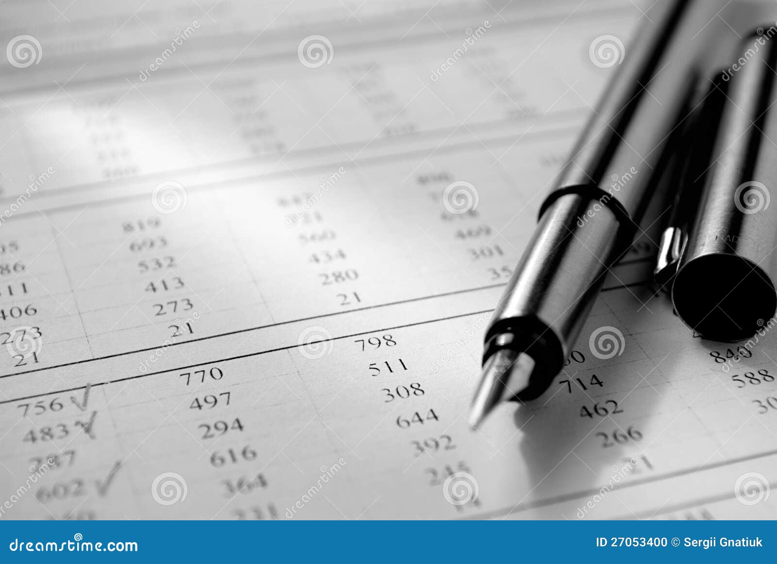 Pen, paper with numbers stock photo. Image of exploration - 27053400