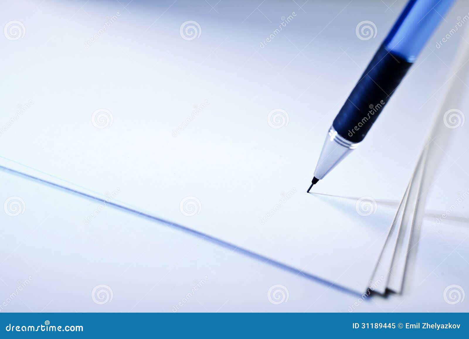 Pen on paper stock image. Image of page, form, closeup - 31189445