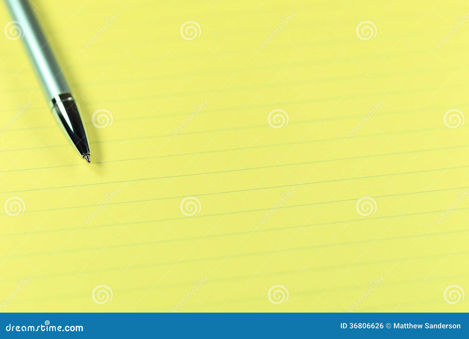 Pen and Paper stock photo. Image of notepad, business - 36806626