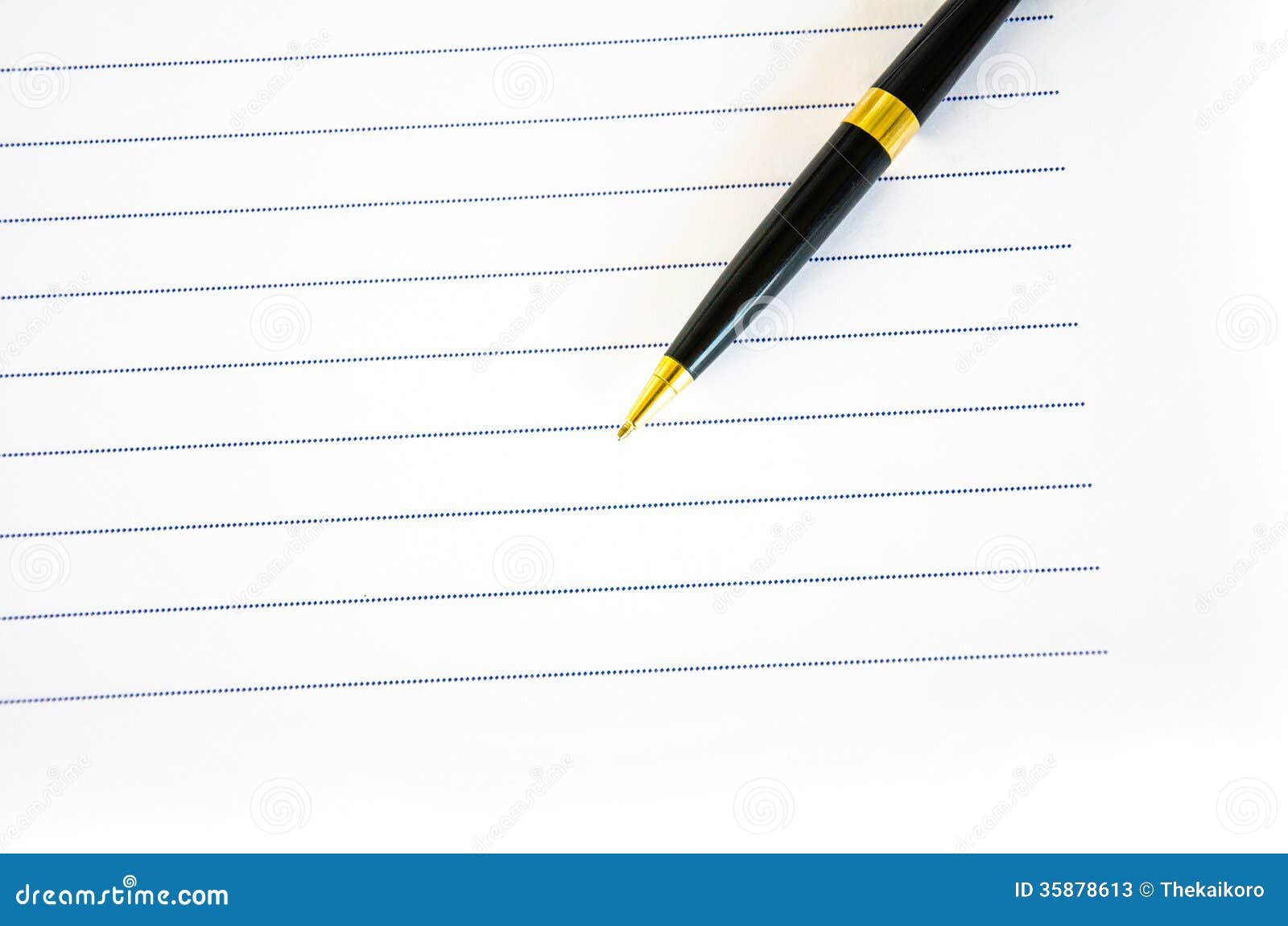 Pen and paper stock image. Image of closeup, work, organizer - 35878613