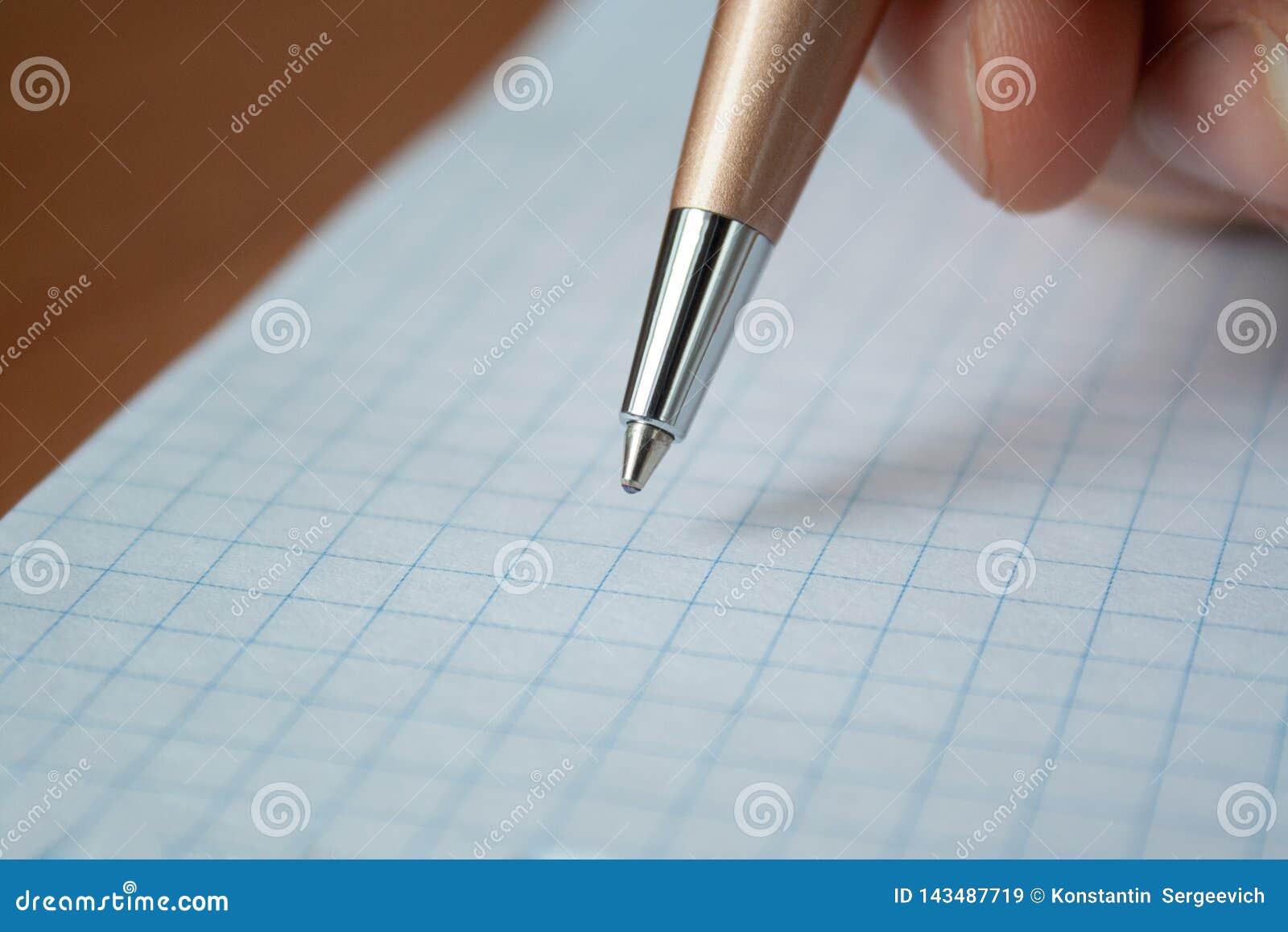 Pen and paper stock image. Image of blank, education - 143487719