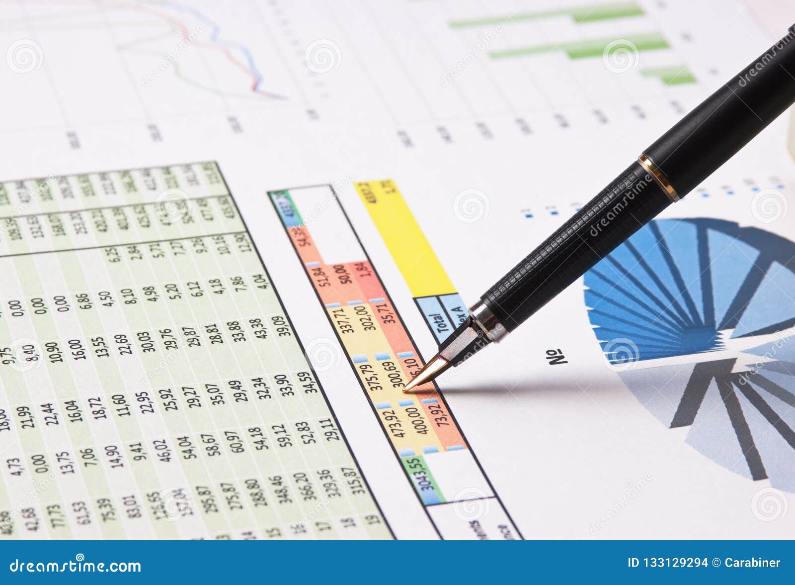 Paper Work with the Diagram Stock Photo - Image of future, ideas: 133129294