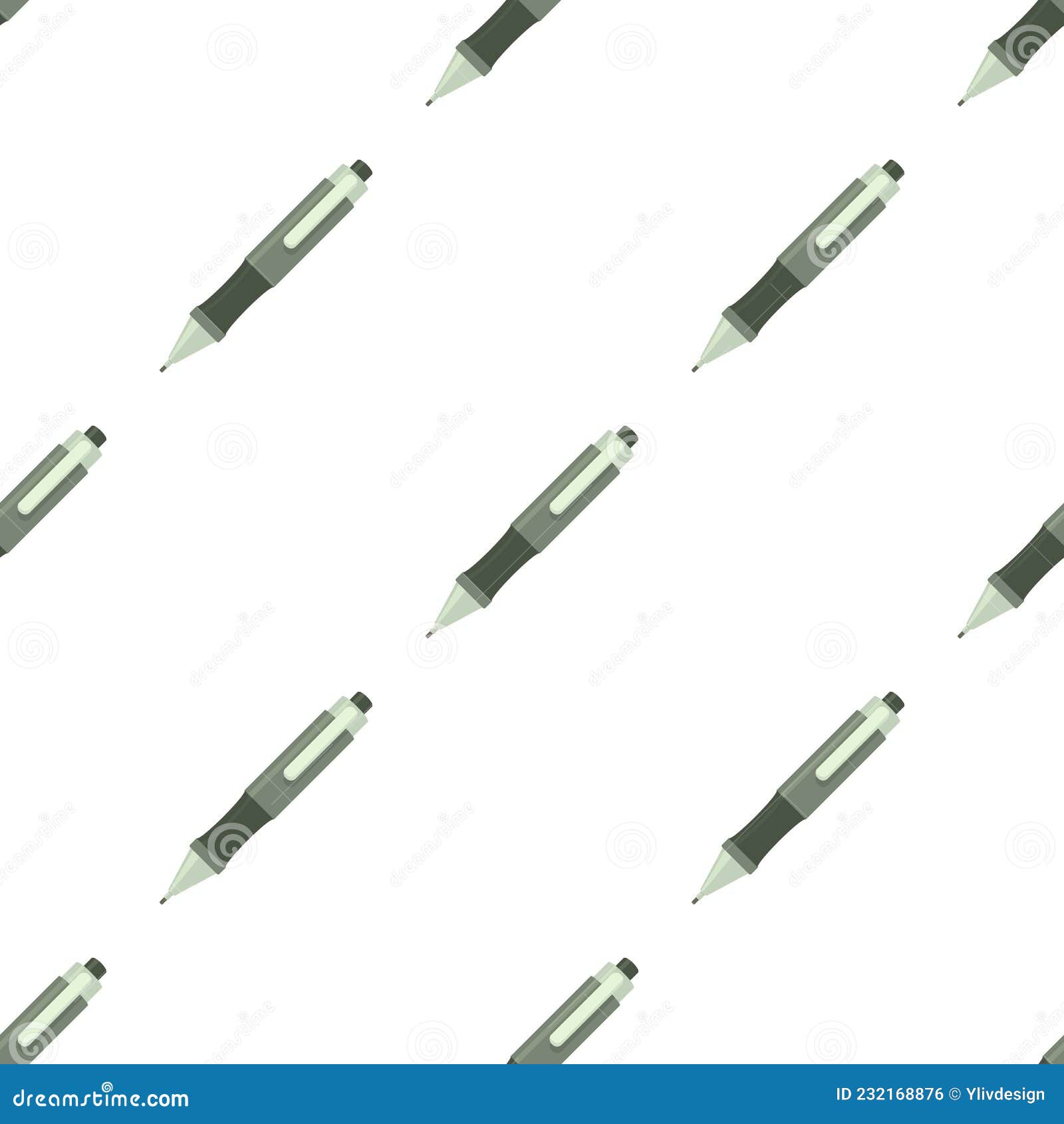 Pen Pattern Seamless Vector Stock Vector - Illustration of pattern ...