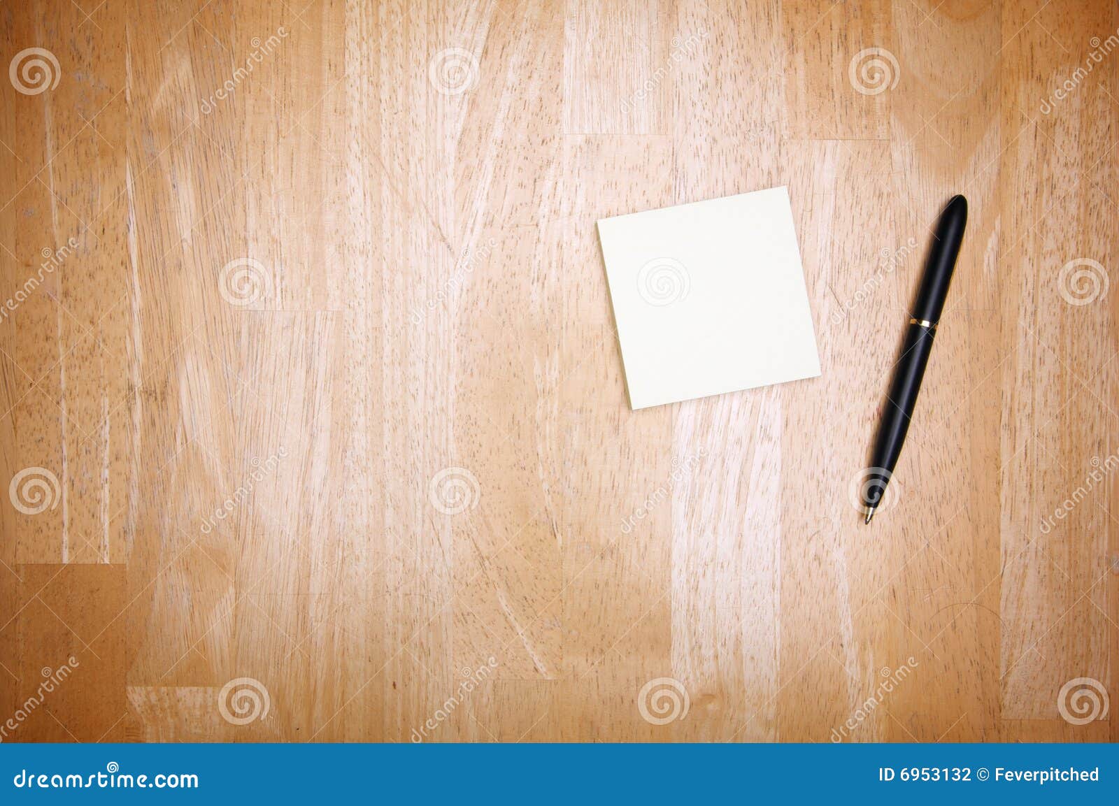 Pen and Post it Notes stock photo. Image of advertise - 6953132