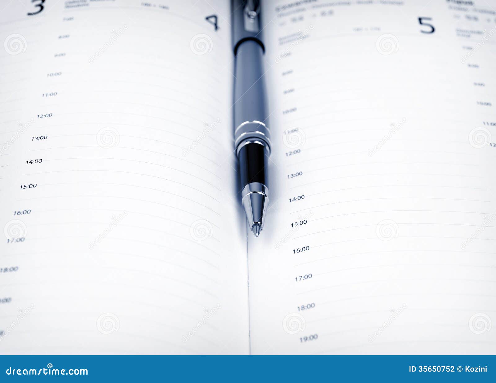 Pen and schedule stock photo. Image of document, literature - 35650752