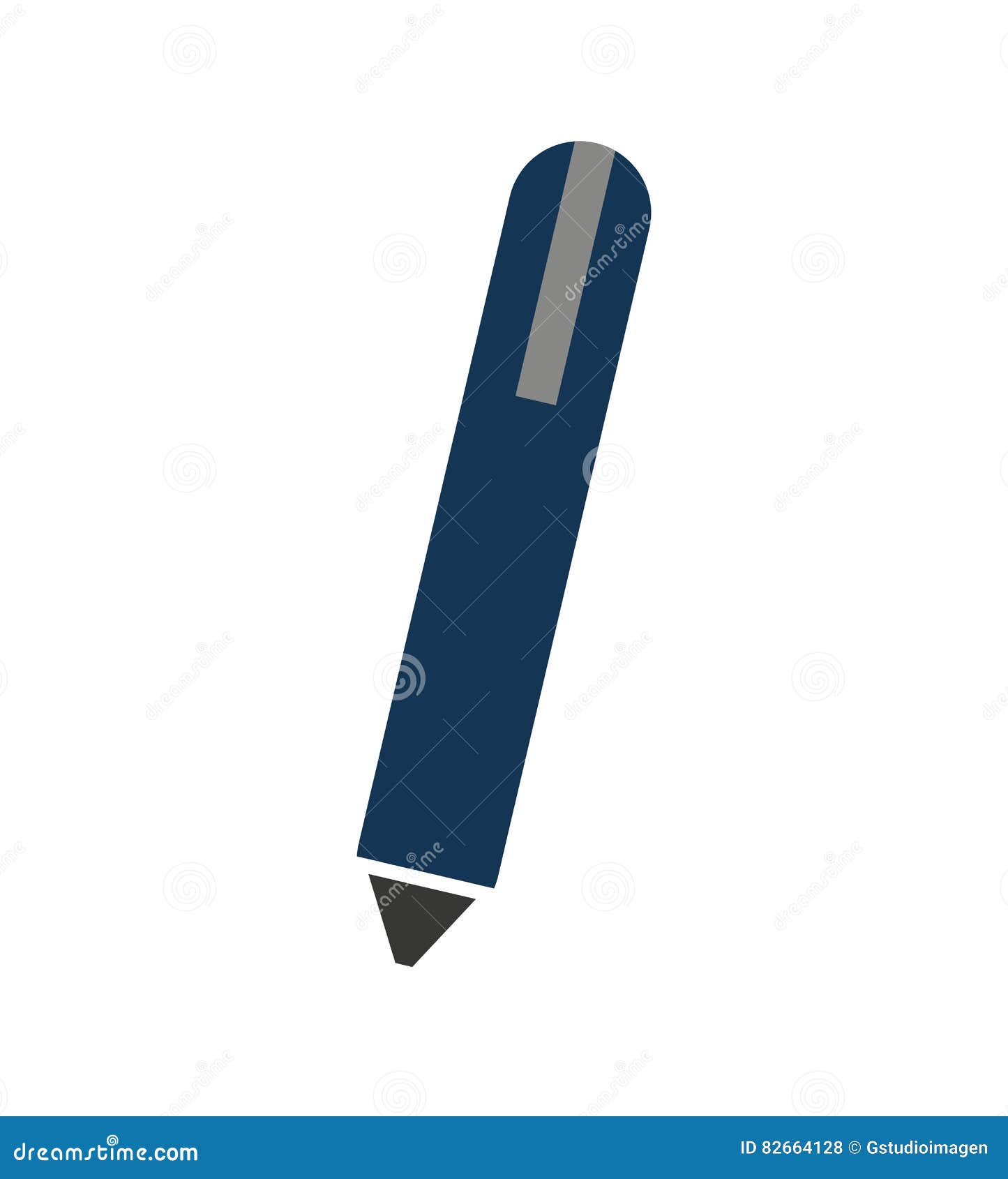 Pen school isolated icon stock illustration. Illustration of icon ...