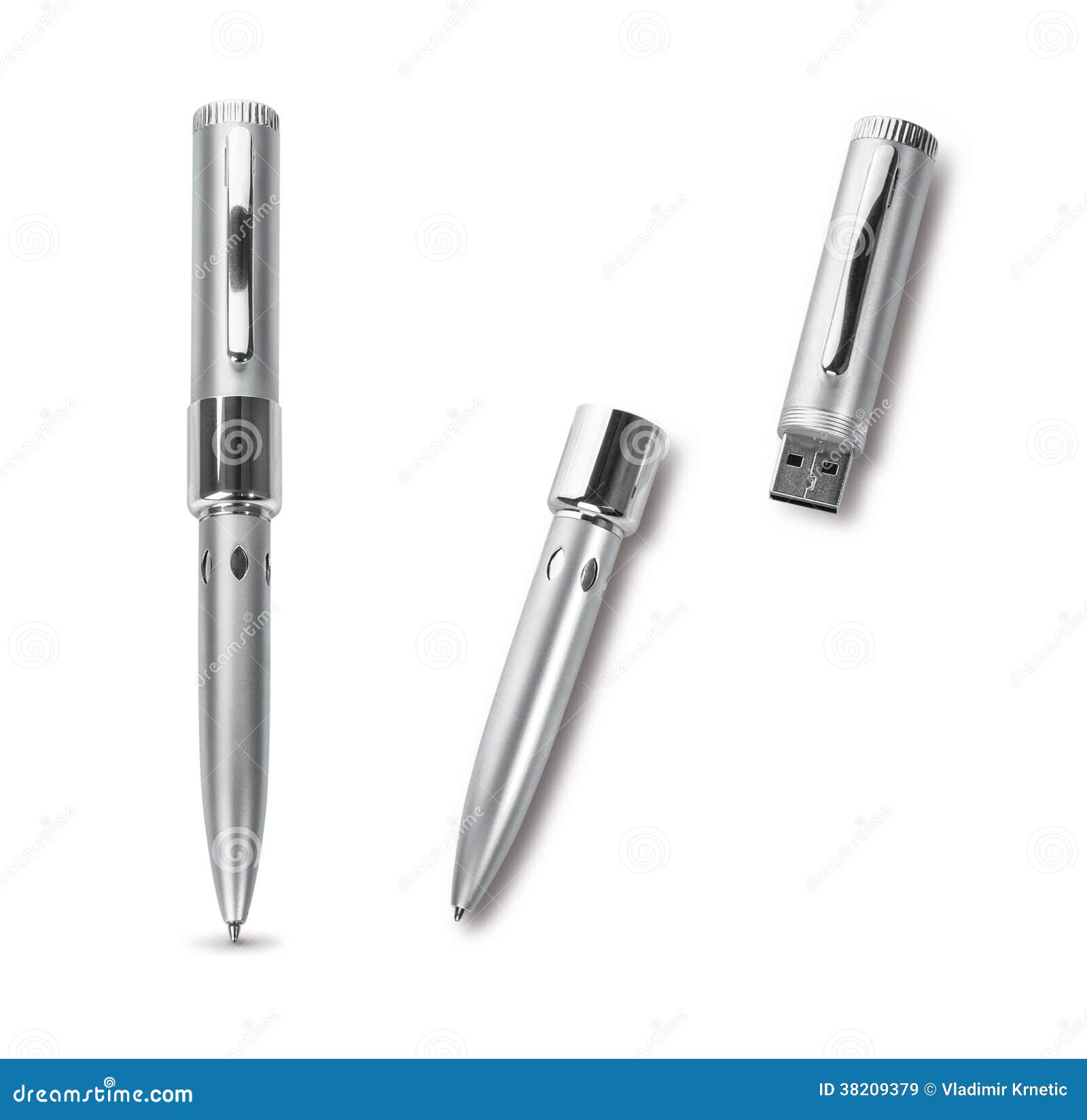 Pen Shaped USB Flash Memory Stick Stock Image - Image of connection ...