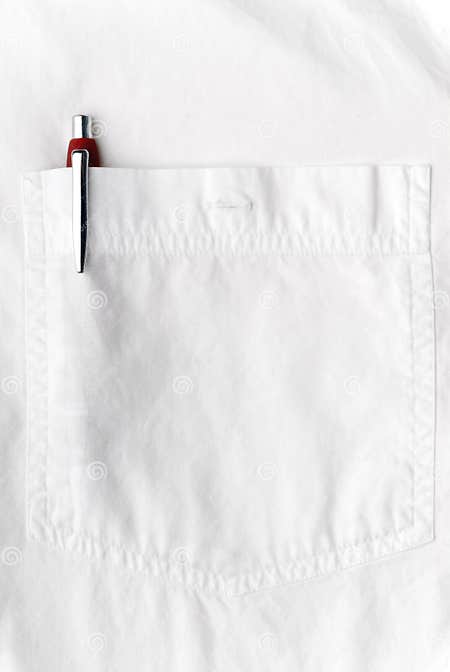 Pen in a shirt pocket stock photo. Image of apparel, fashion - 6891952