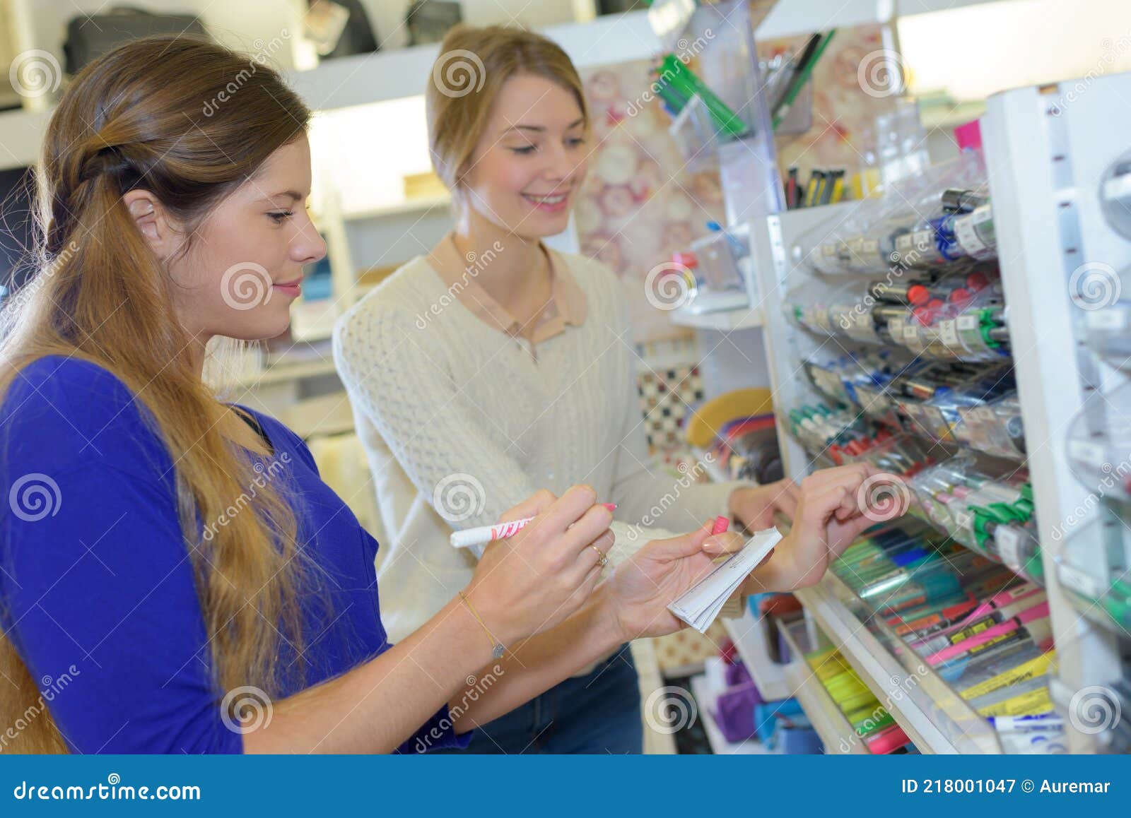In the pen shop stock image. Image of shopper, color - 218001047