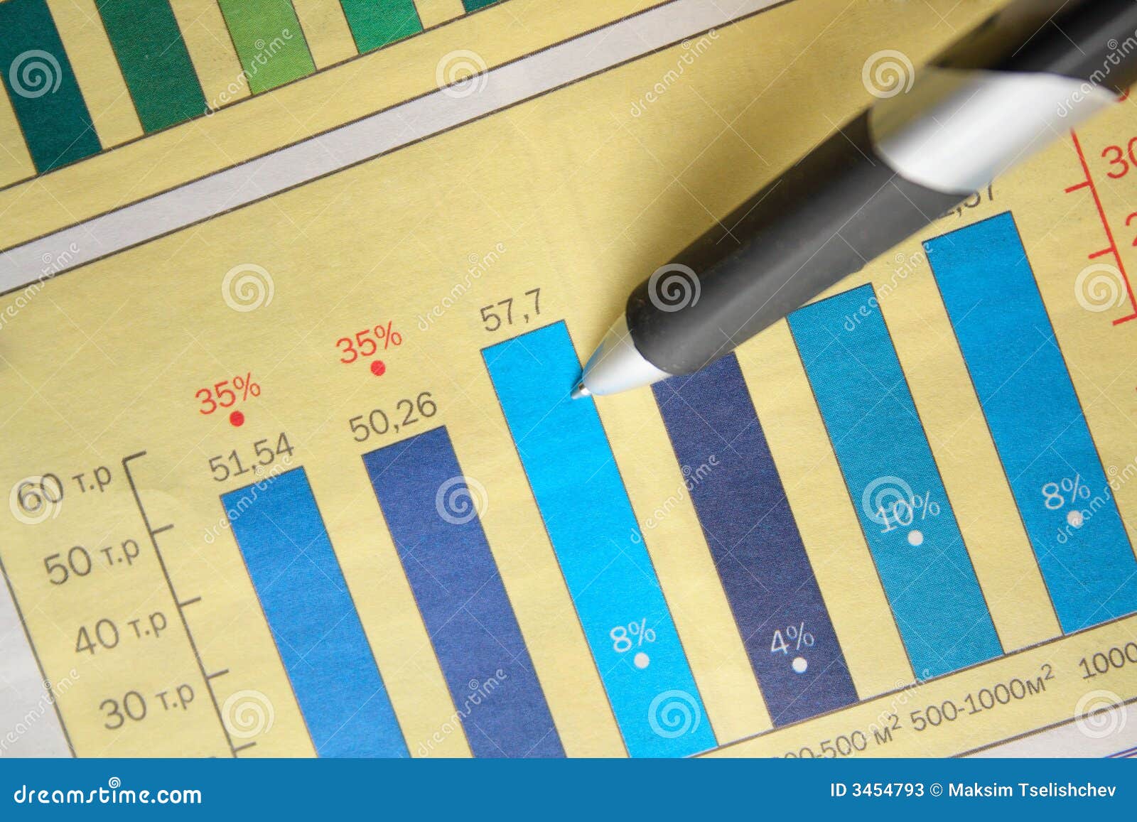 Pen Showing Diagram Royalty-Free Stock Photography | CartoonDealer.com ...