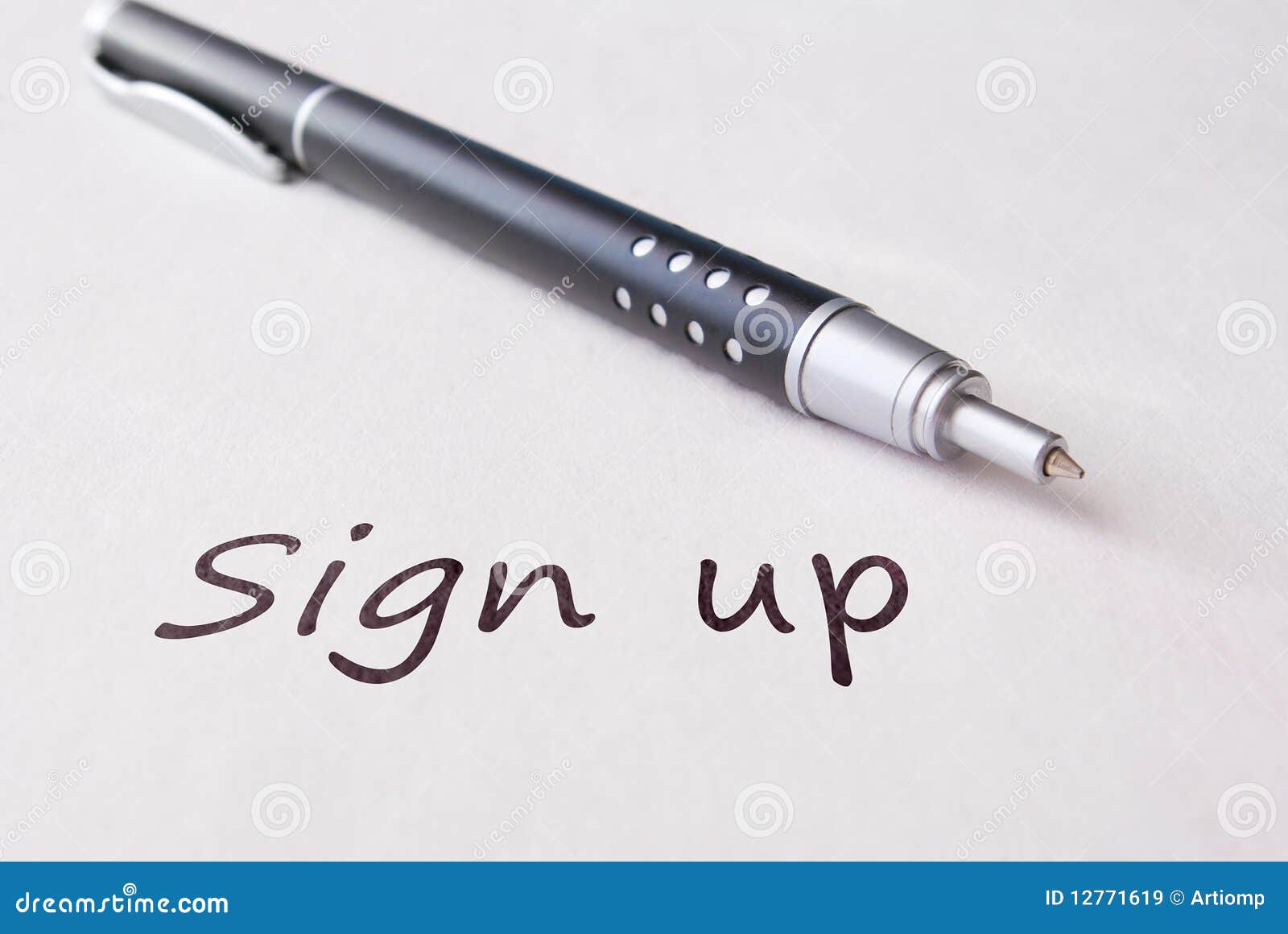 Pen and sign up stock image. Image of classic, learning - 12771619