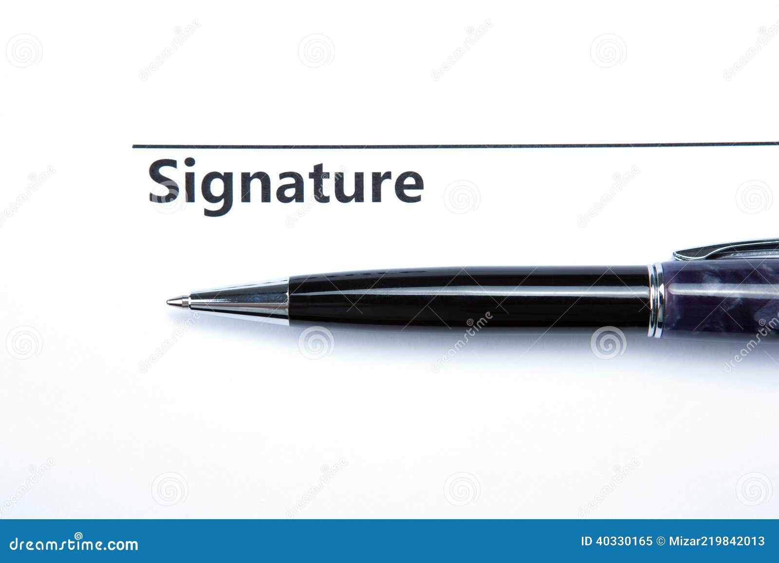 Pen and signature stock image. Image of palm, paper, text - 40330165