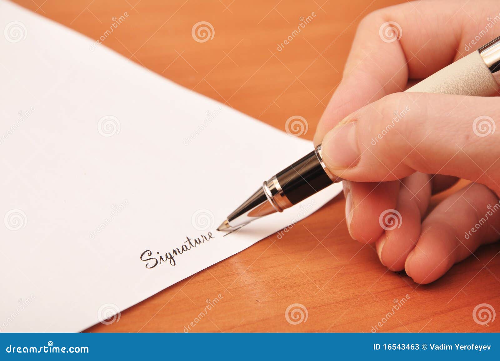 Pen signing a contract stock image. Image of writing - 16543463