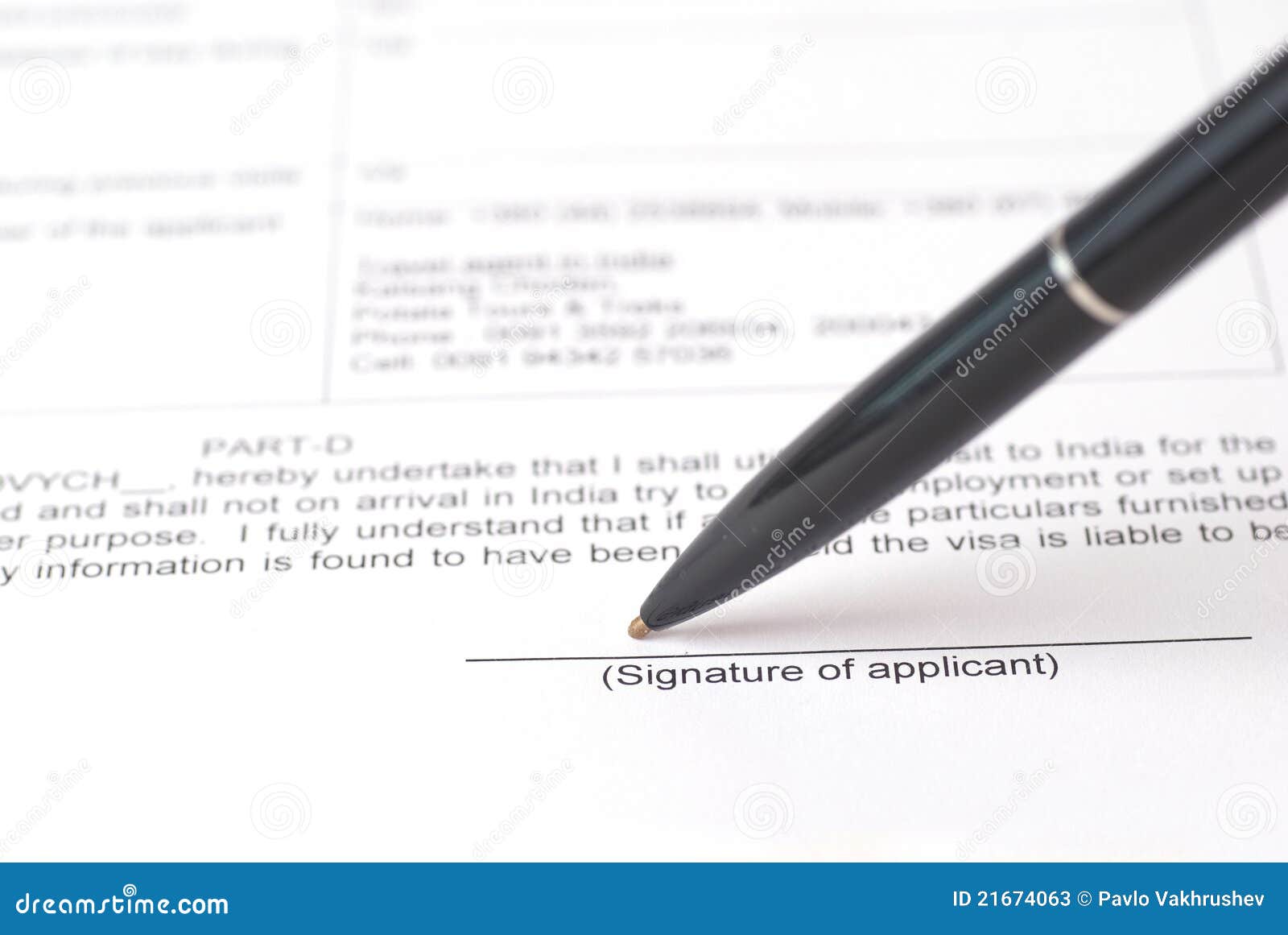 Pen signing contract stock image. Image of concept, corporate - 21674063