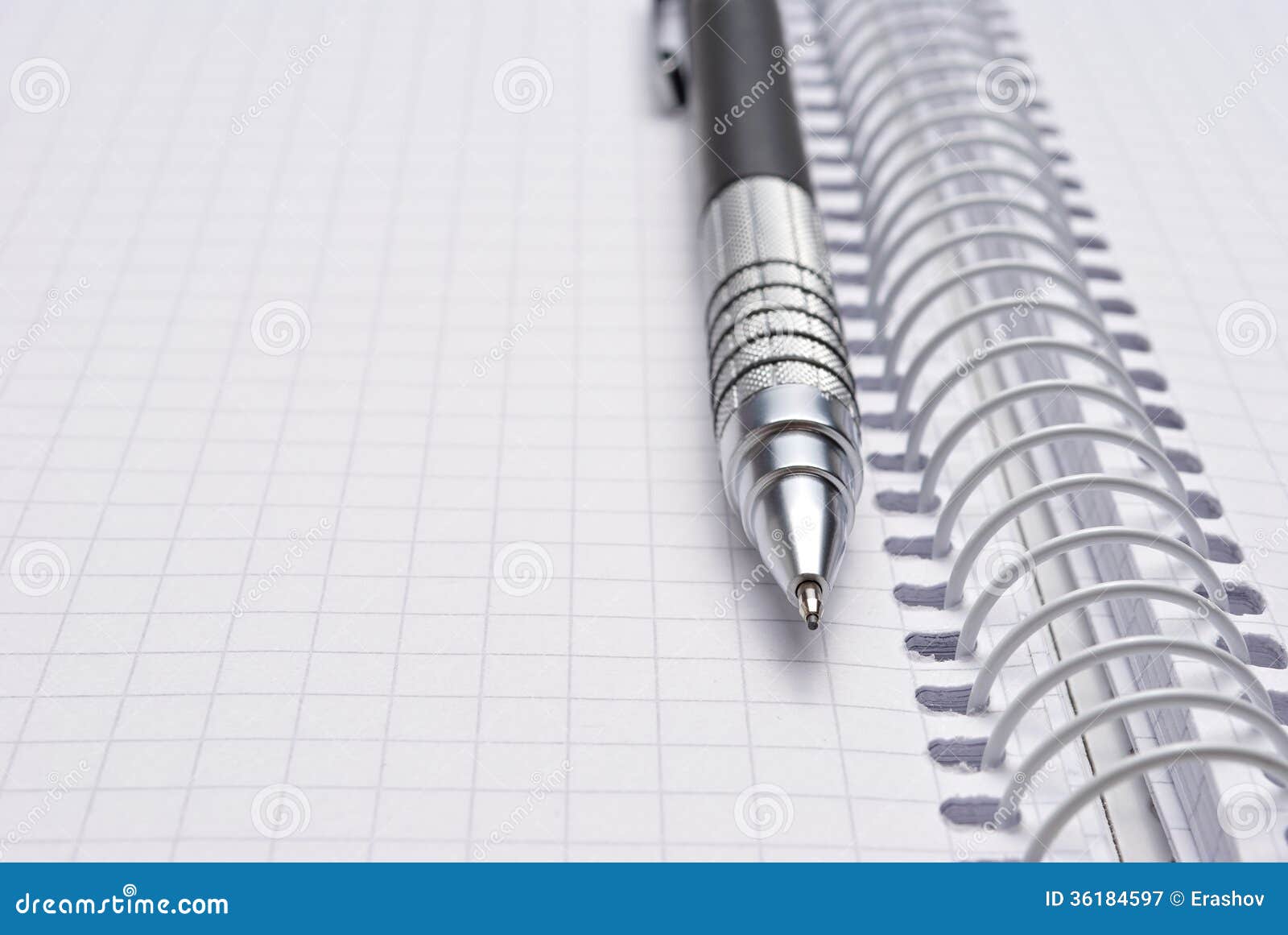 Pen on spiral notebook stock image. Image of organizer - 36184597