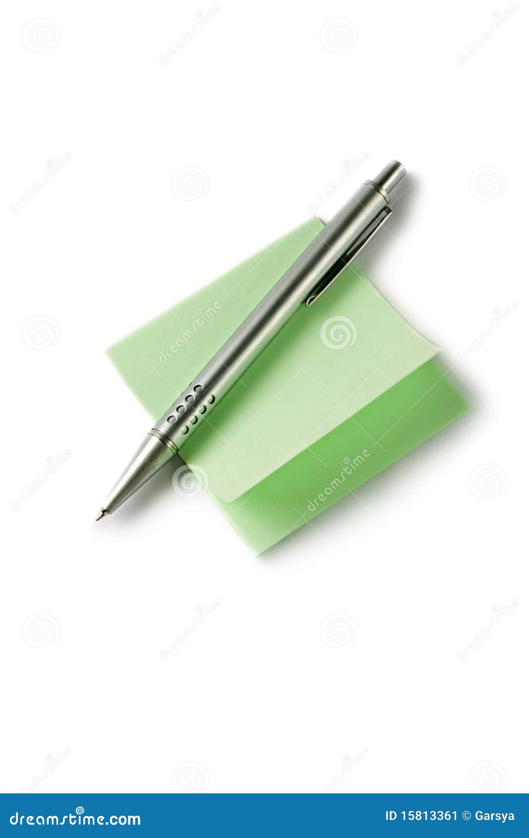 Pen and stickers stock image. Image of note, clean, paper - 15813361