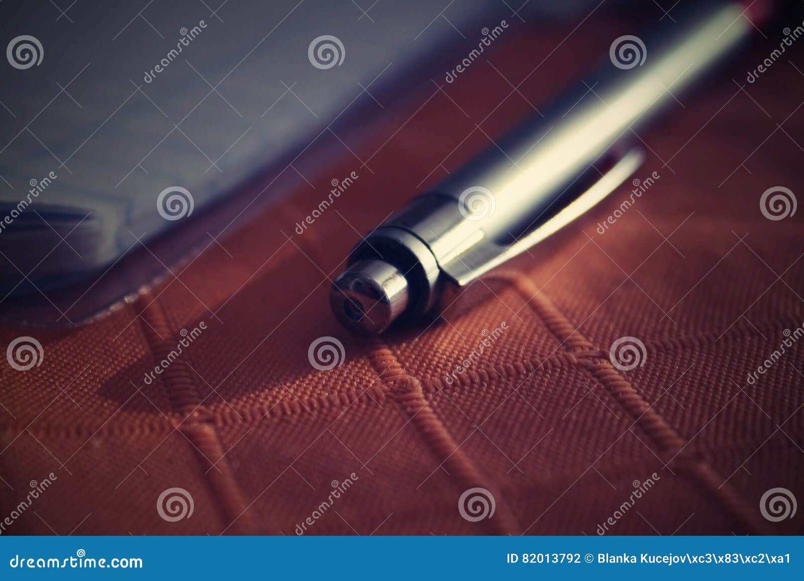 Pen on the table. stock photo. Image of study, table - 82013792