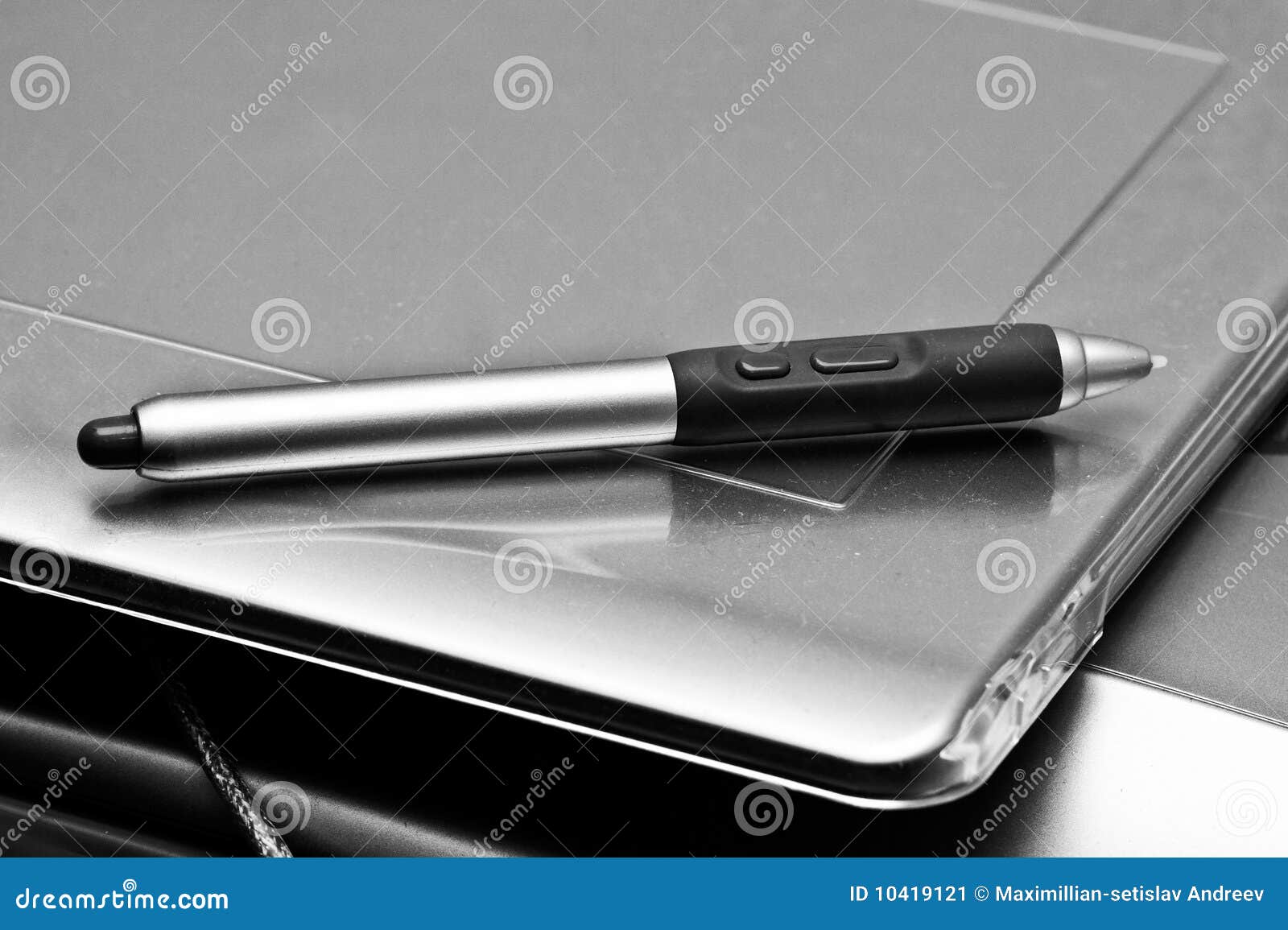 Pen tablet stock image. Image of digitized, surface, multimedia - 10419121