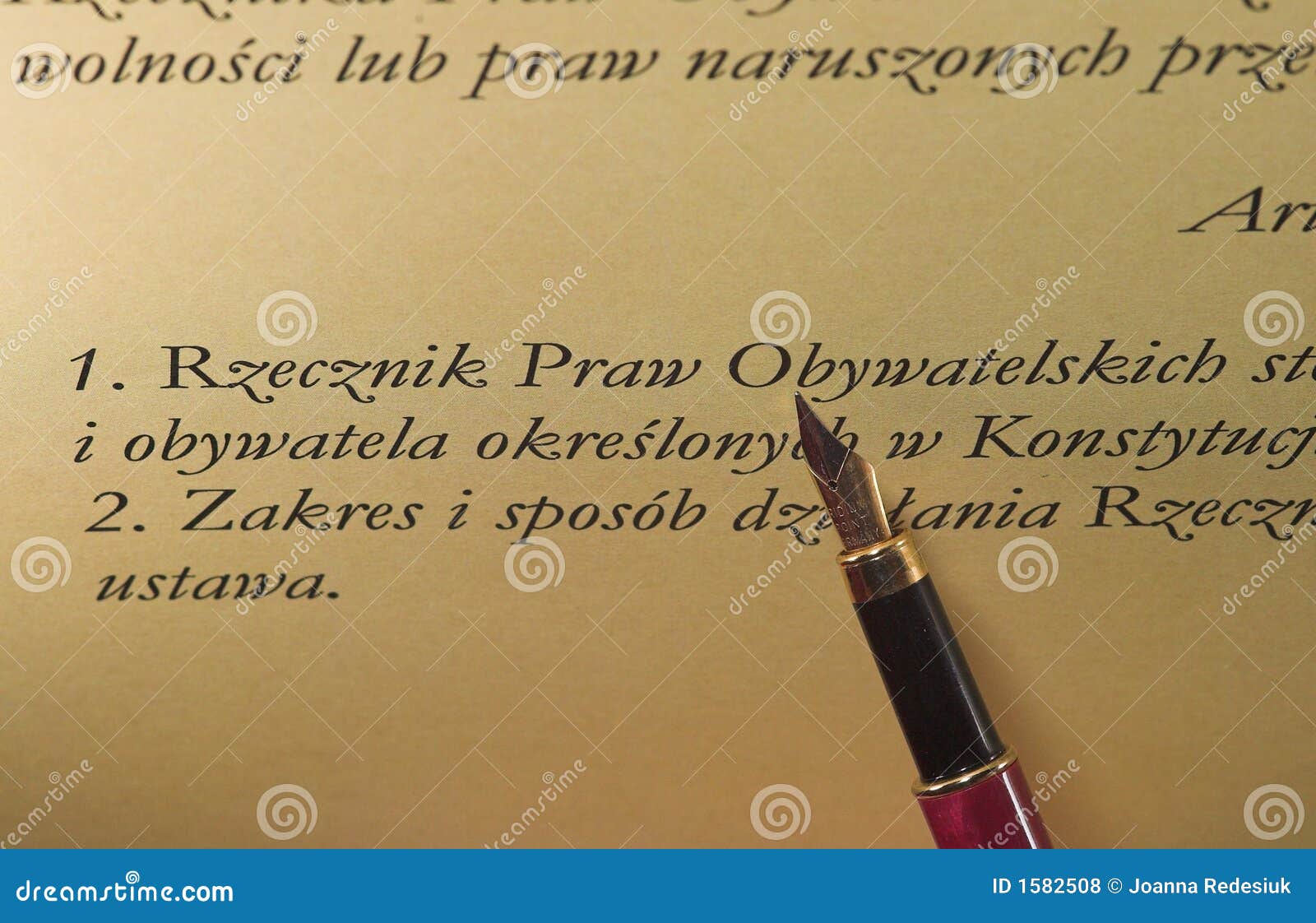 Pen & text stock photo. Image of isolated, book, conduct - 1582508