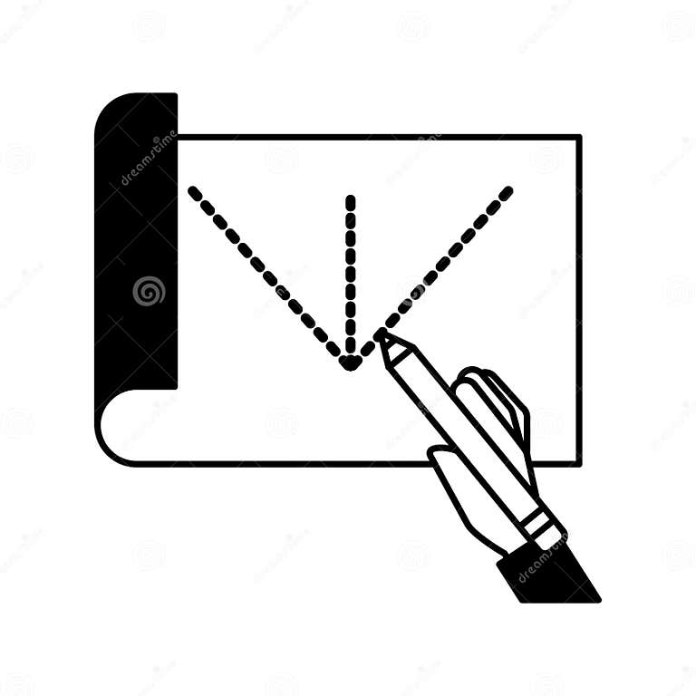Pen tip draw icon stock vector. Illustration of icon - 95880287