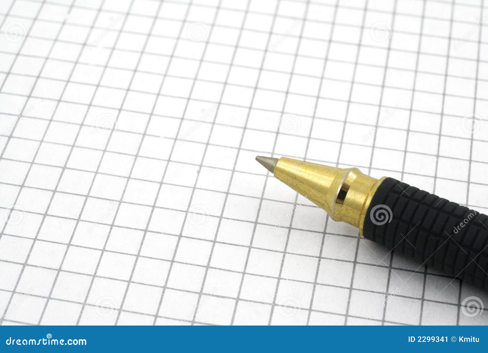 Pen tip and paper stock image. Image of perspective, note - 2299341