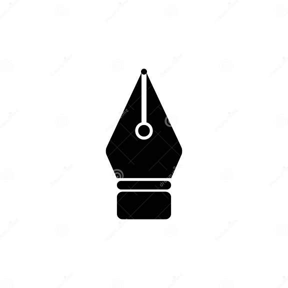 Pen Tool Icon Logo Vector Design Stock Vector - Illustration of design ...