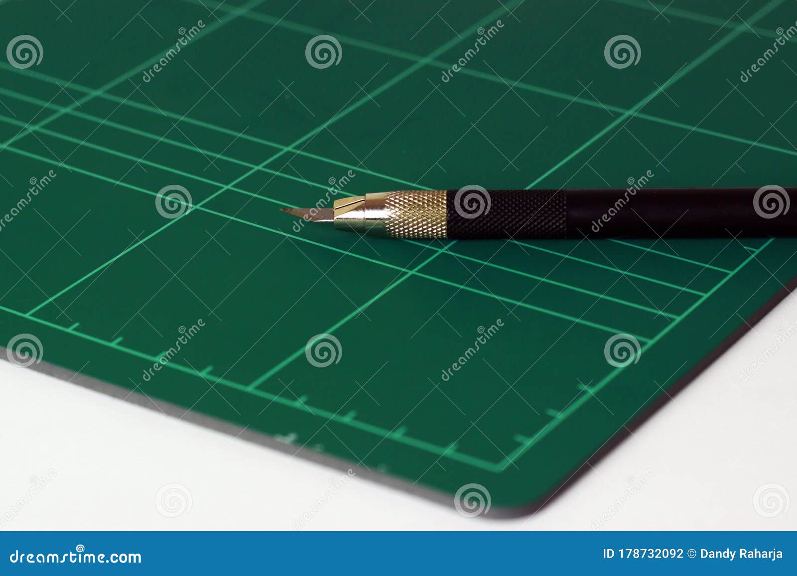 A Close Up of Pen Type Cutter. a Sharp Blade for Crafting Stock Photo ...