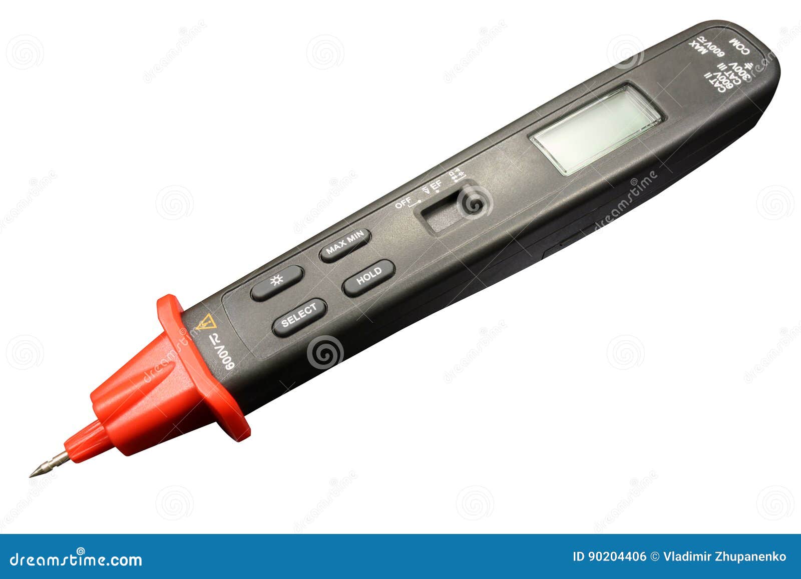 Pen Type Digital Multimeter Isolated on White Background Stock Photo ...